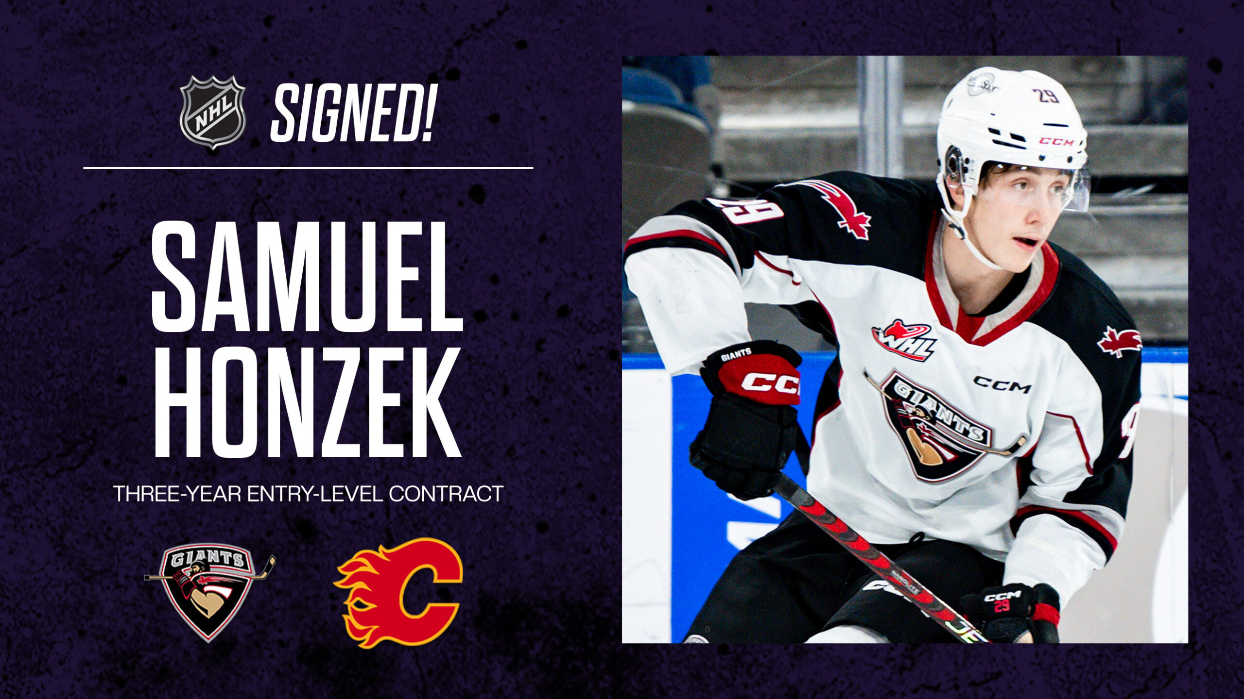 Flames sign Honzek to entry-level contract - Canadian Hockey League