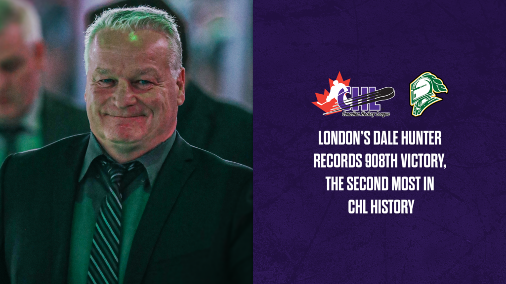 Knights' Hunter becomes second-winningest coach in CHL and OHL history ...