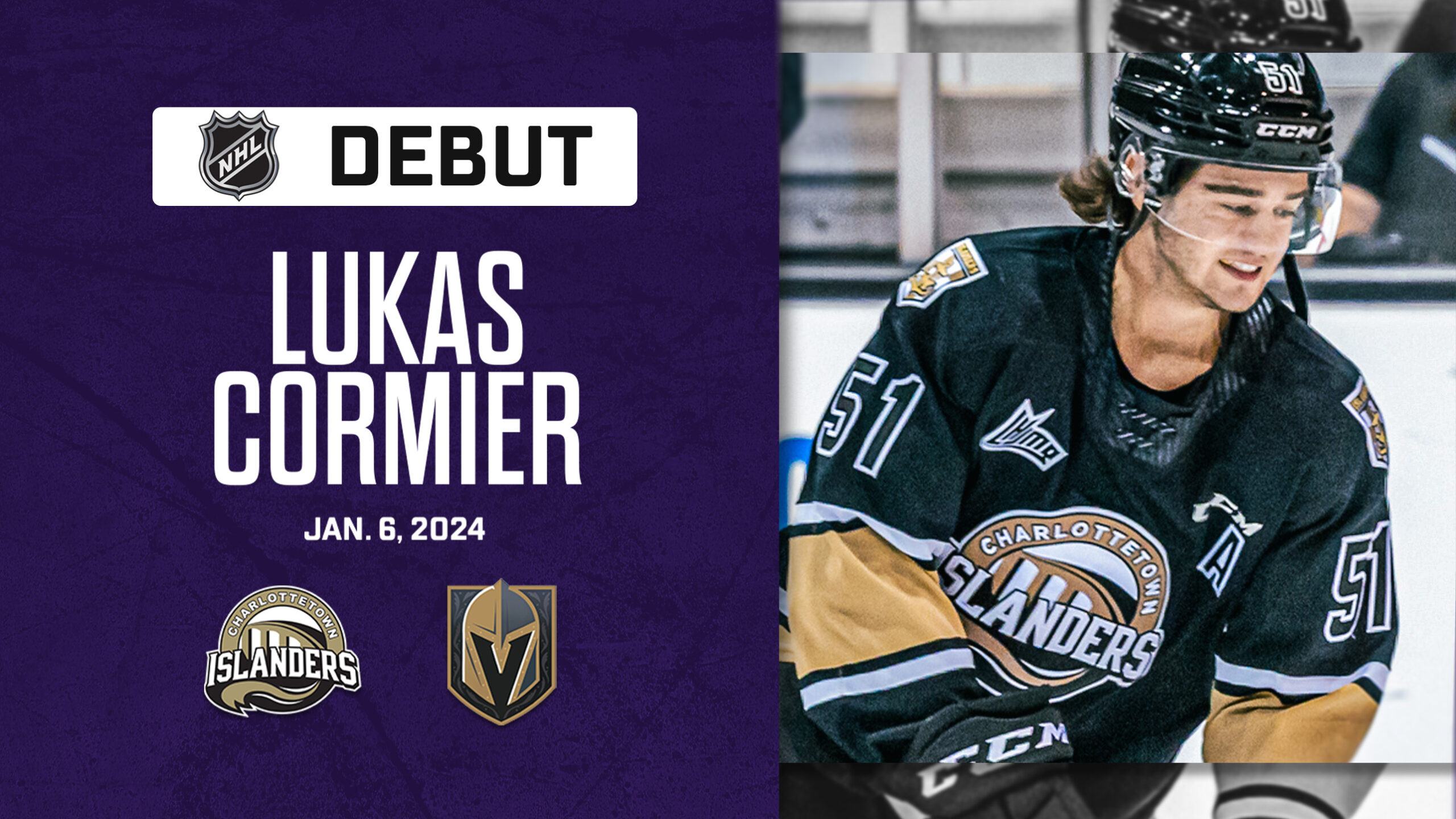 CHL to NHL: Cormier debuts with Golden Knights | Canadian Hockey League