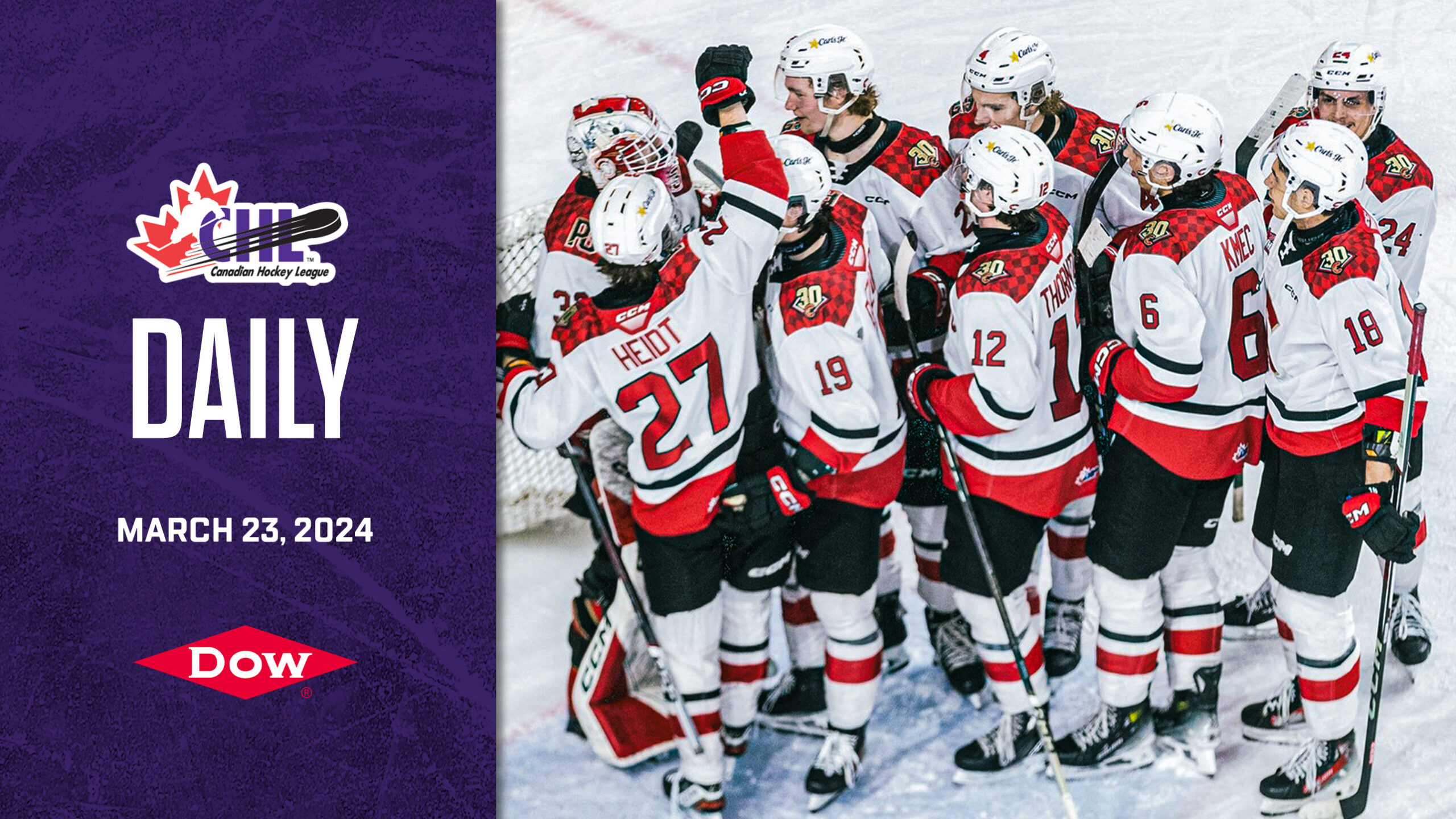 CHL Daily presented by Dow: milestones, records and titles dominate ...