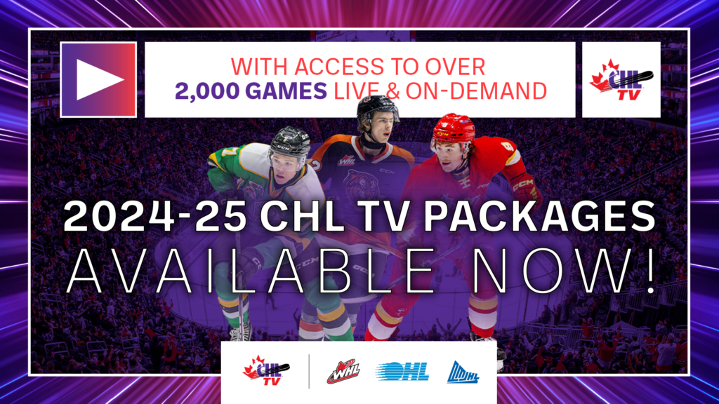 CHL TV pricing & packages now available for the 2024-25 season ...