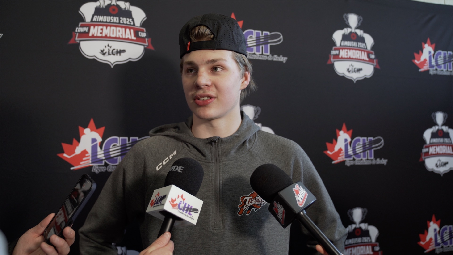 2025 Memorial Cup – Ryder Ritchie pre-game availability – May 26 ...