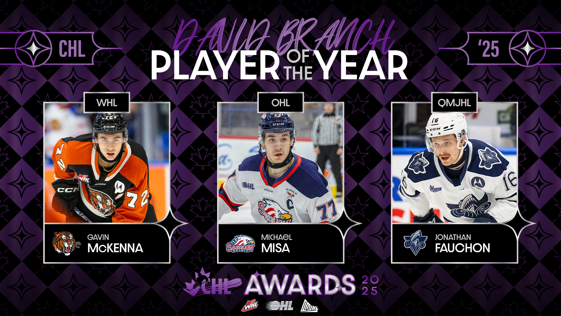 Gavin McKenna Named A Finalist For The CHL’s 2024-25 David Branch ...