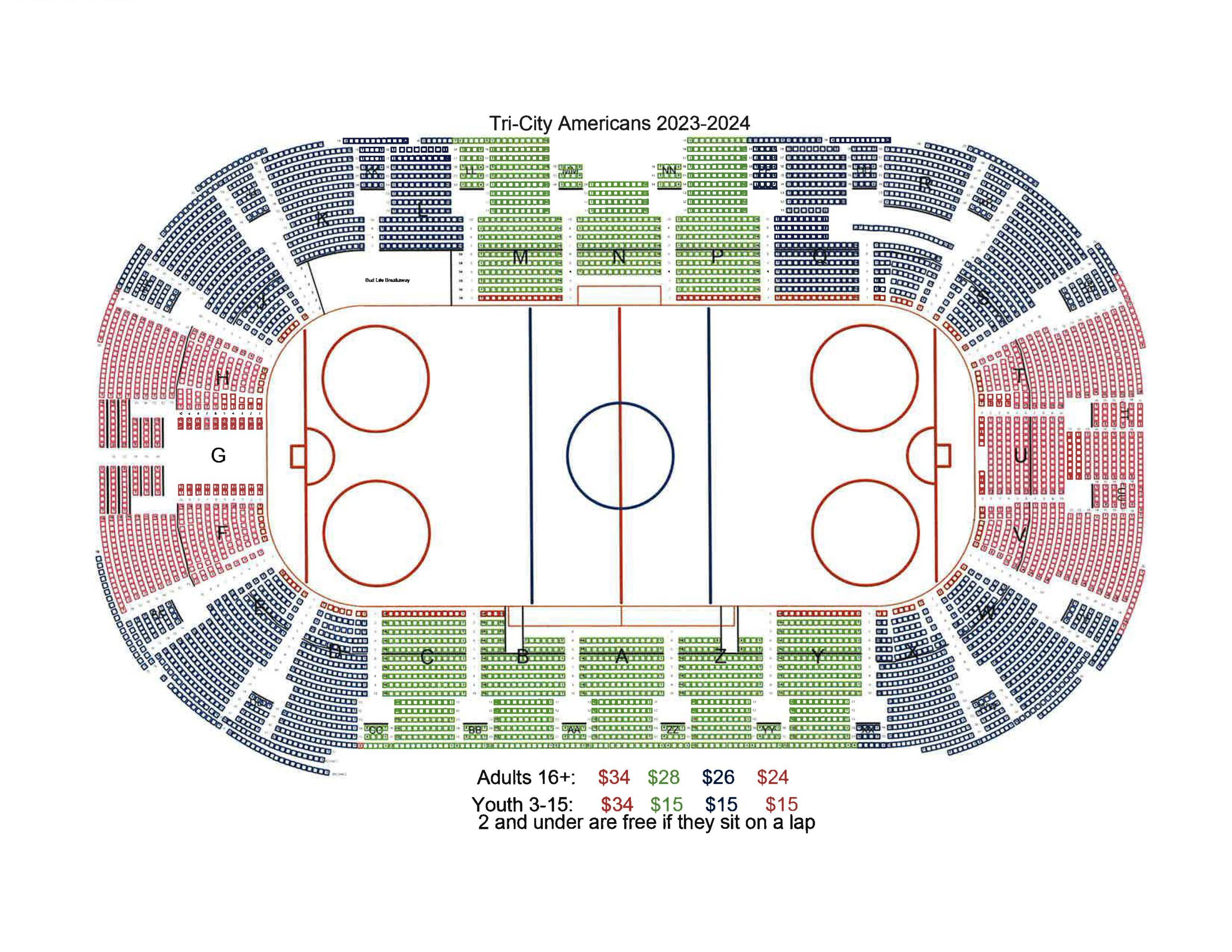 Single Game Tickets - Tri-City Americans