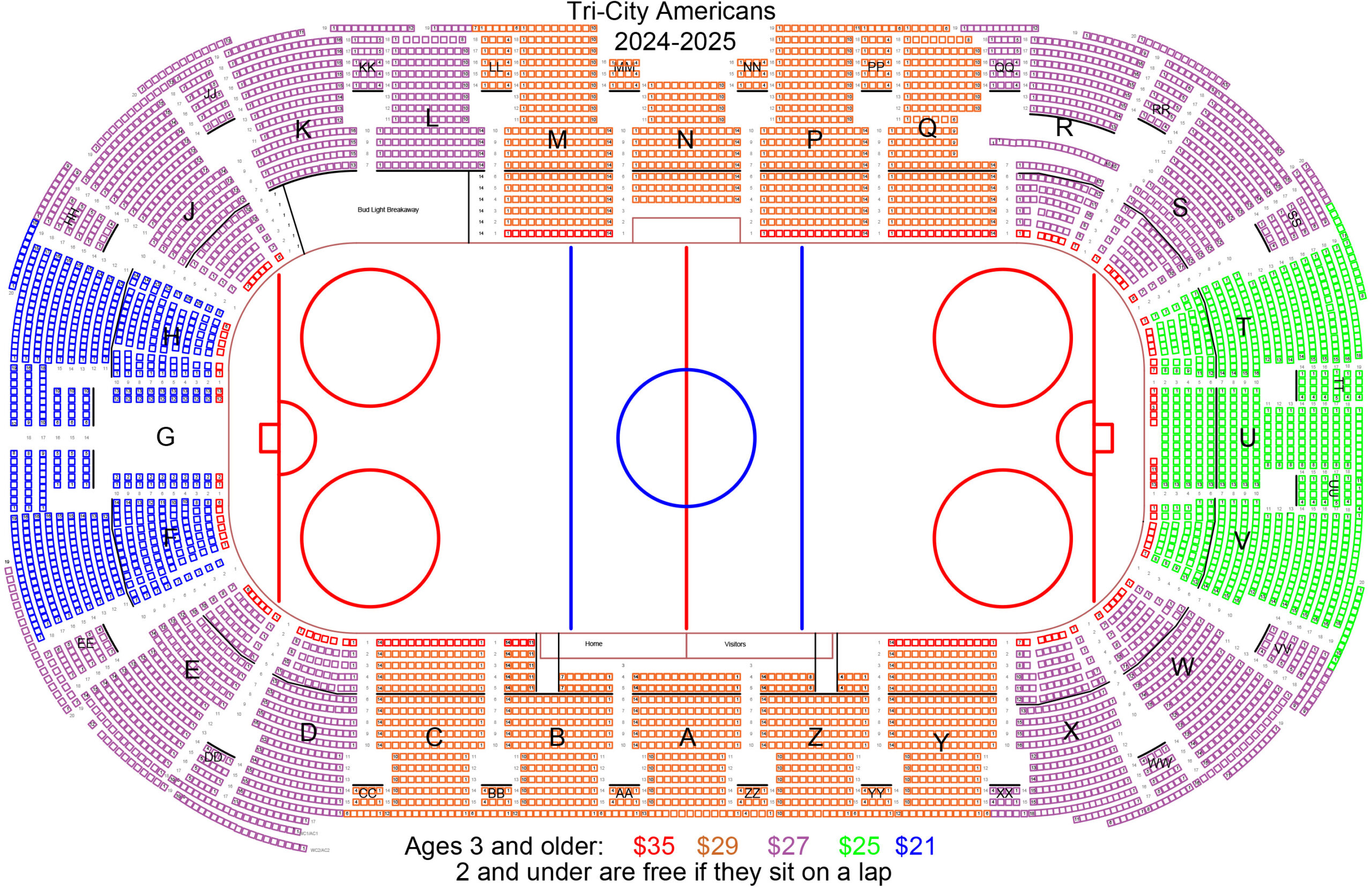 Single Game Tickets - Tri-City Americans