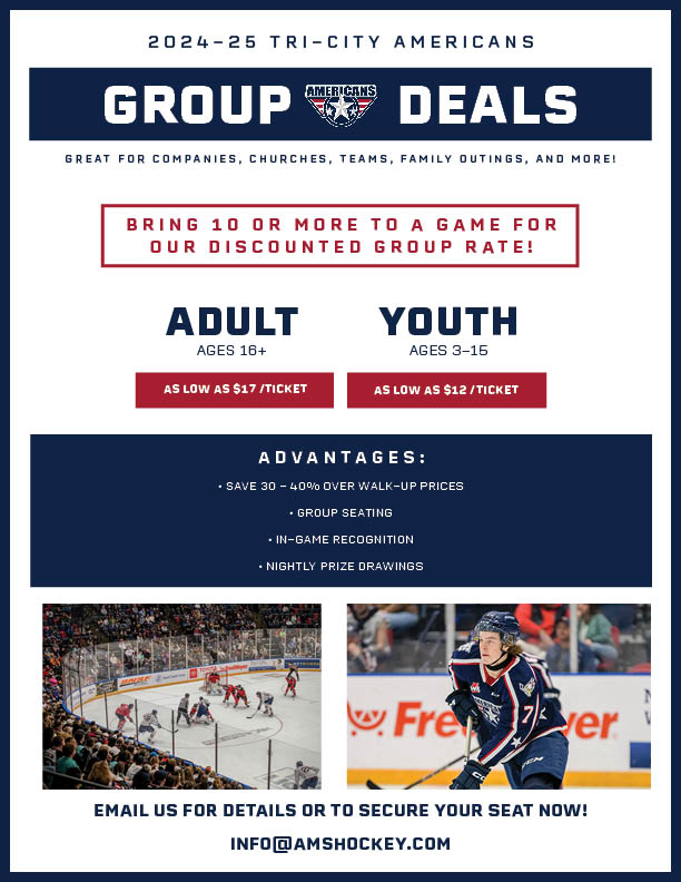 Group Tickets - Tri-City Americans