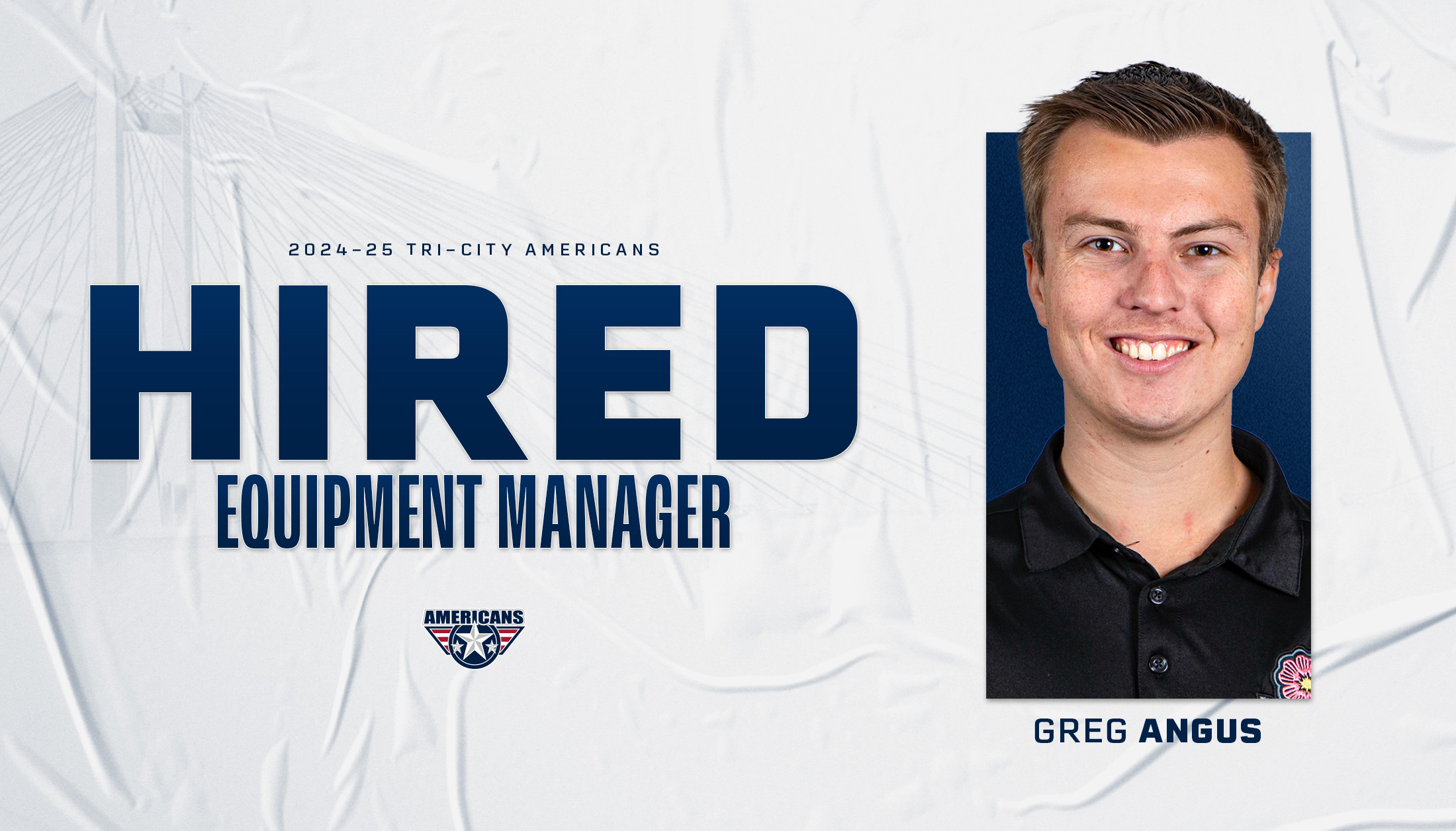 Greg Angus hired as Americans equipment manager - Tri-City Americans