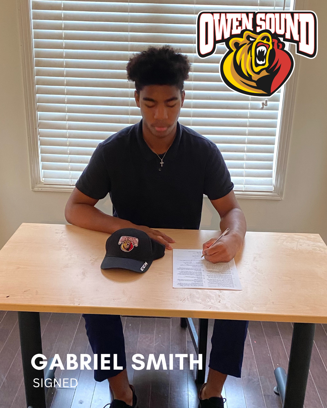 Owen Sound Attack Welcome Gabriel Smith as Third Round Pick For 2023-24 ...