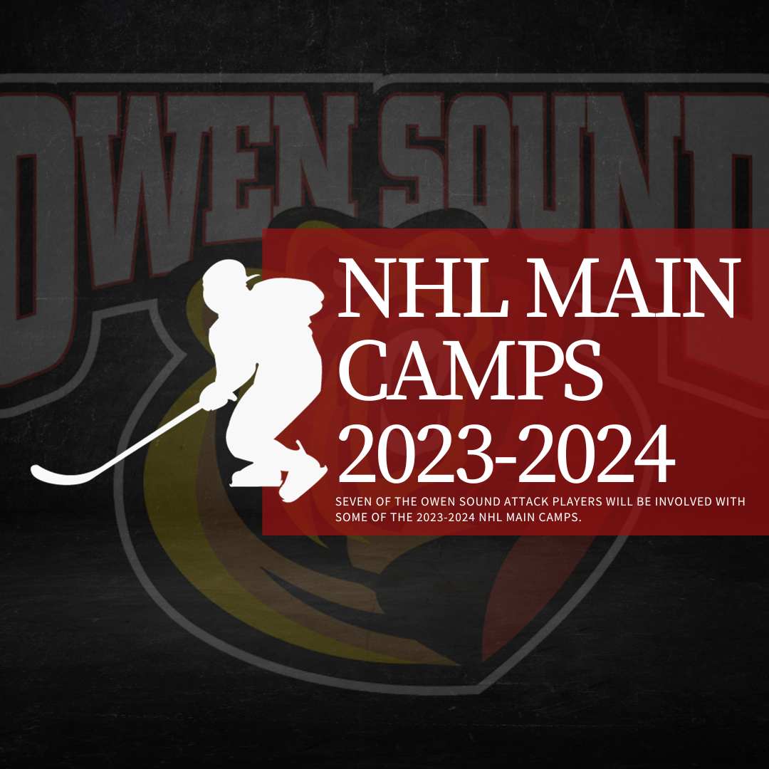 Seven Attack Players To Partake in NHL Main Camps - Owen Sound Attack