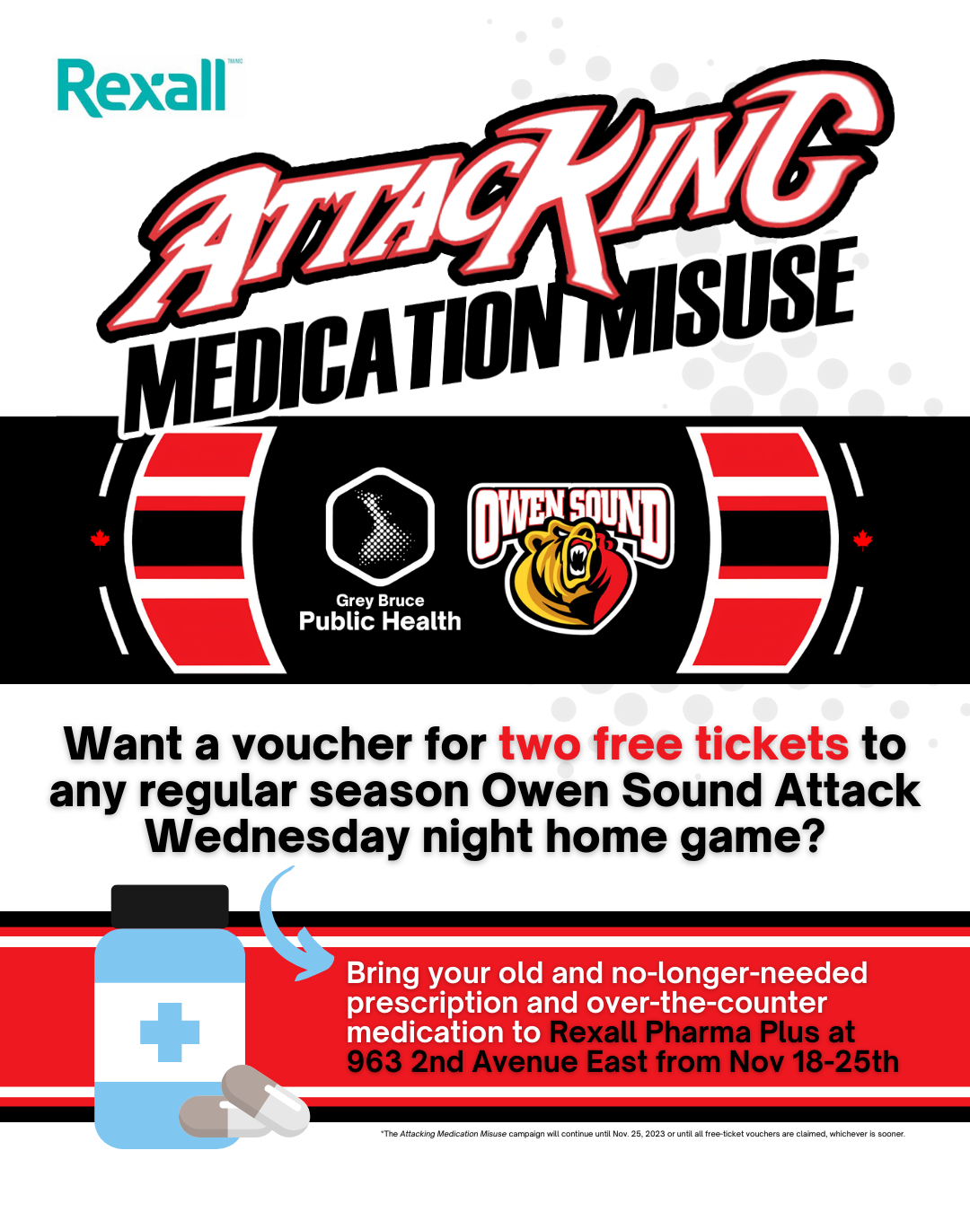 GBPH Launches Campaign to “Attack” Medication Misuse - Owen Sound Attack