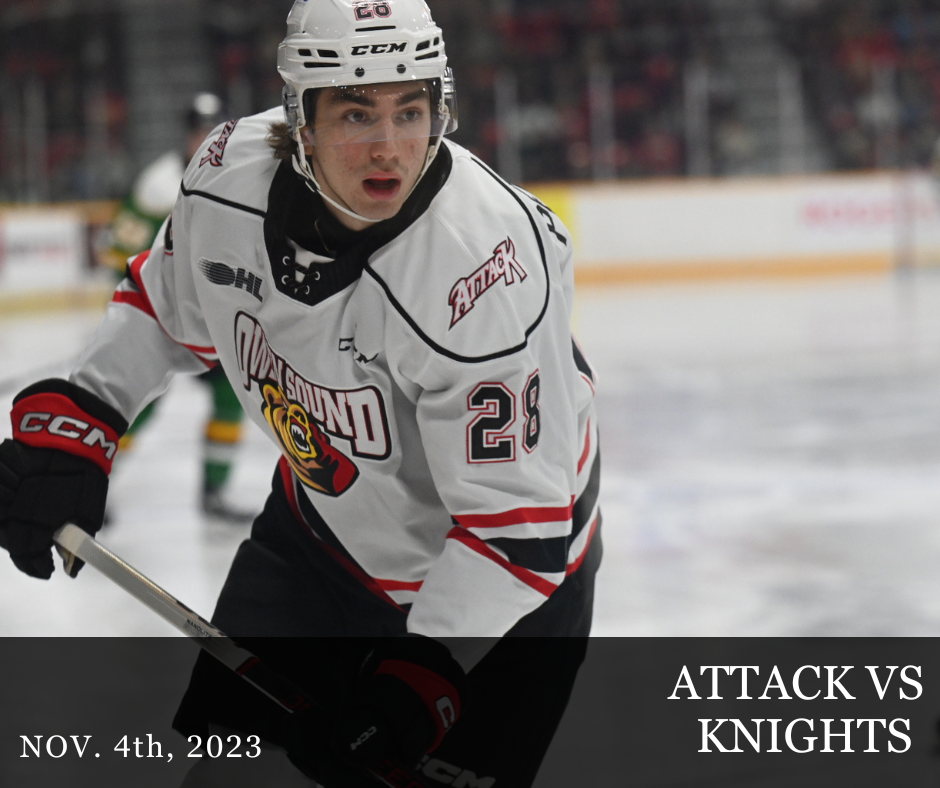 Attack Lose Heartbreaker 3-2 to Knights - Owen Sound Attack