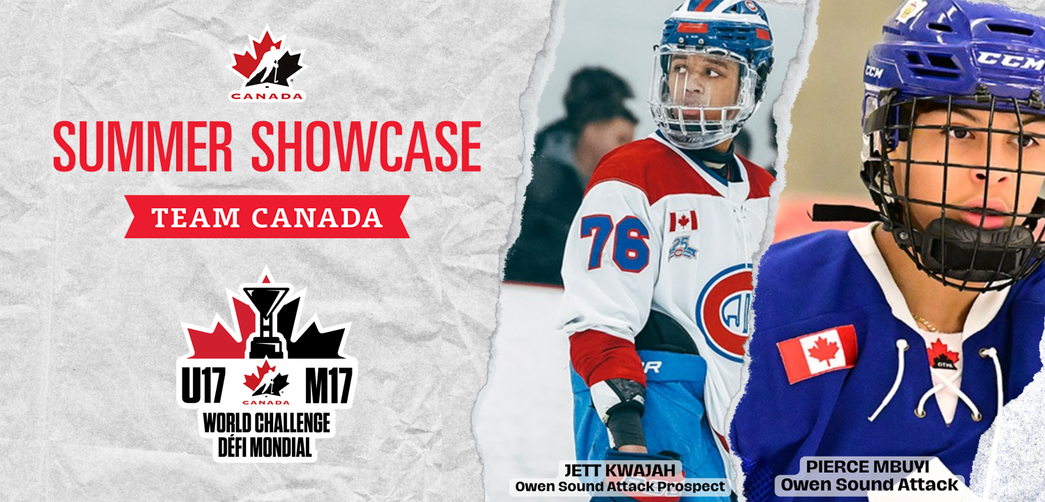 Mbuyi & Kwajah Invited to Hockey Canada U17 Summer Camp - Owen Sound Attack