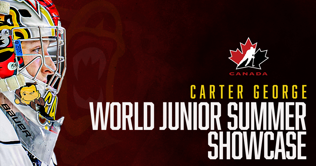 Carter George With the World Junior Summer Showcase 2025 - Owen Sound Attack