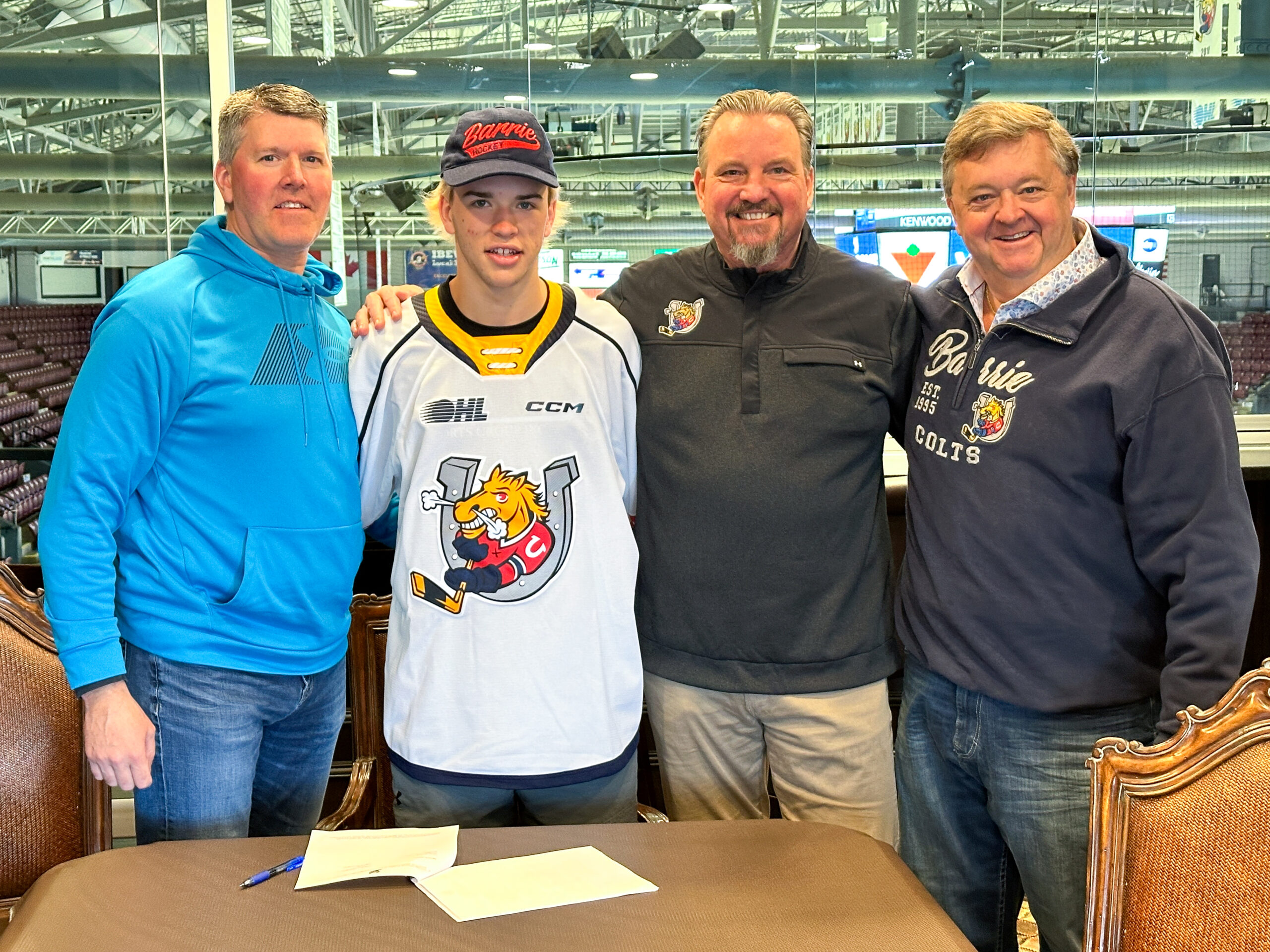 Parker Vaughan Commits to the Colts! - Barrie Colts