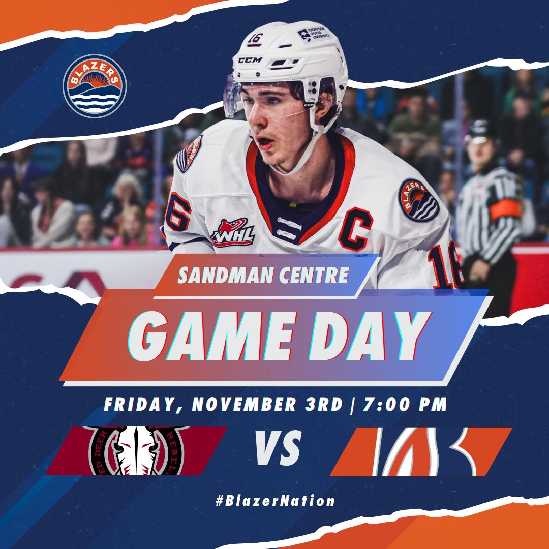 BLAZERS HOST REBELS AT SANDMAN CENTRE - Kamloops Blazers