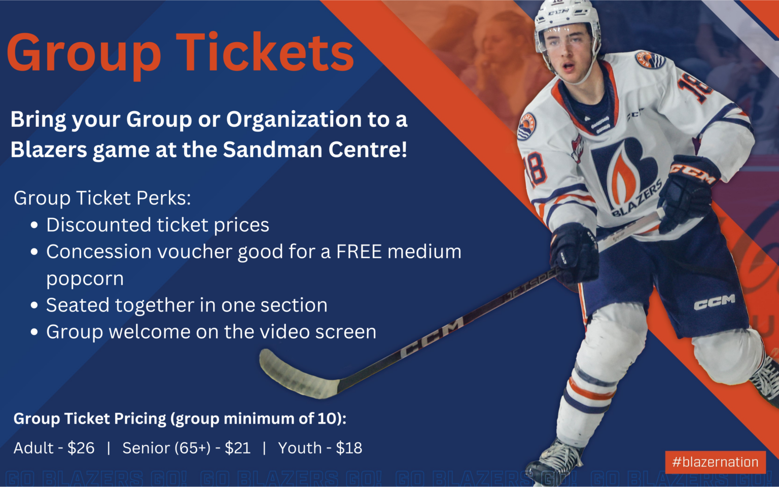 Group Tickets - Kamloops Blazers