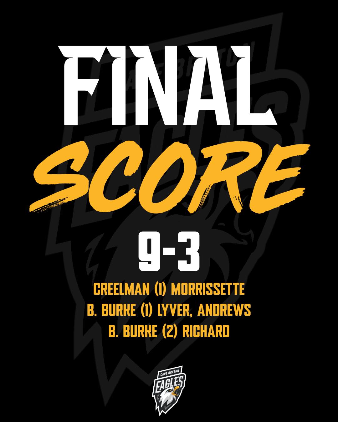 Eagles Fall In Halifax, Split Exhibition Series With Mooseheads - Cape ...