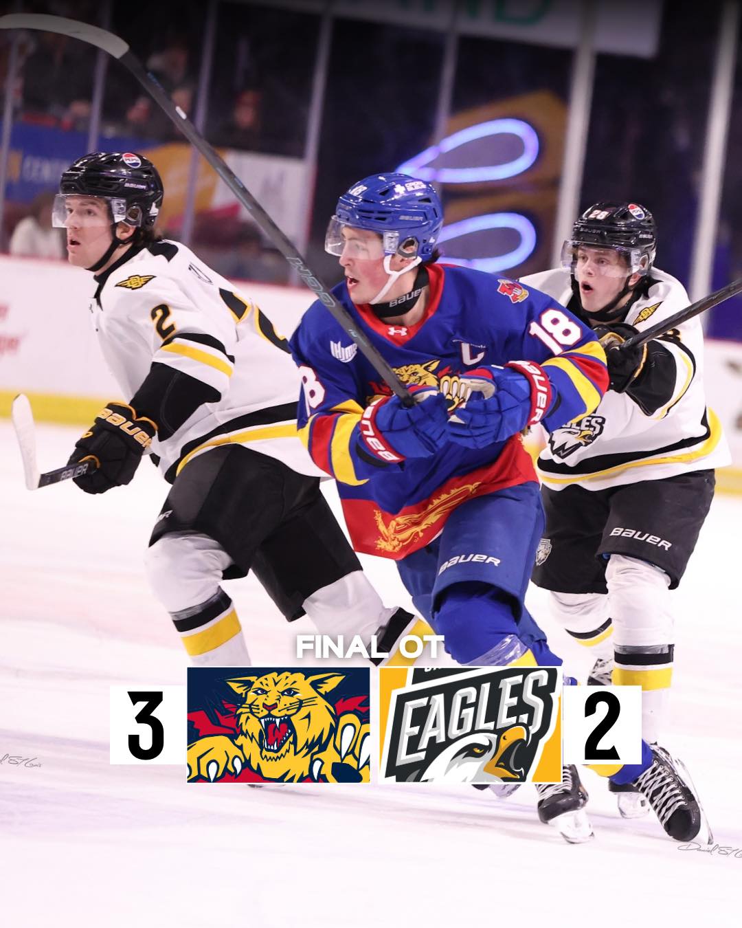 Wildcats Overcome Eagles 3-2 in Dramatic Overtime Showdown - BVM Sports