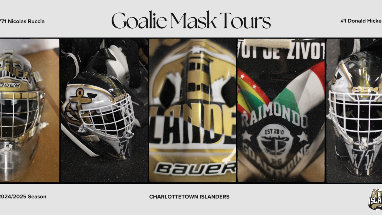 2024/25 Islanders' Goalie Mask Tours - Charlottetown Islanders