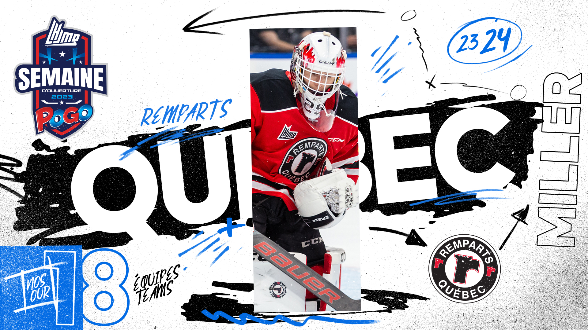 Nos 18 | Trois Questions sur les Remparts de Québec 2023-2024 - LHJMQ