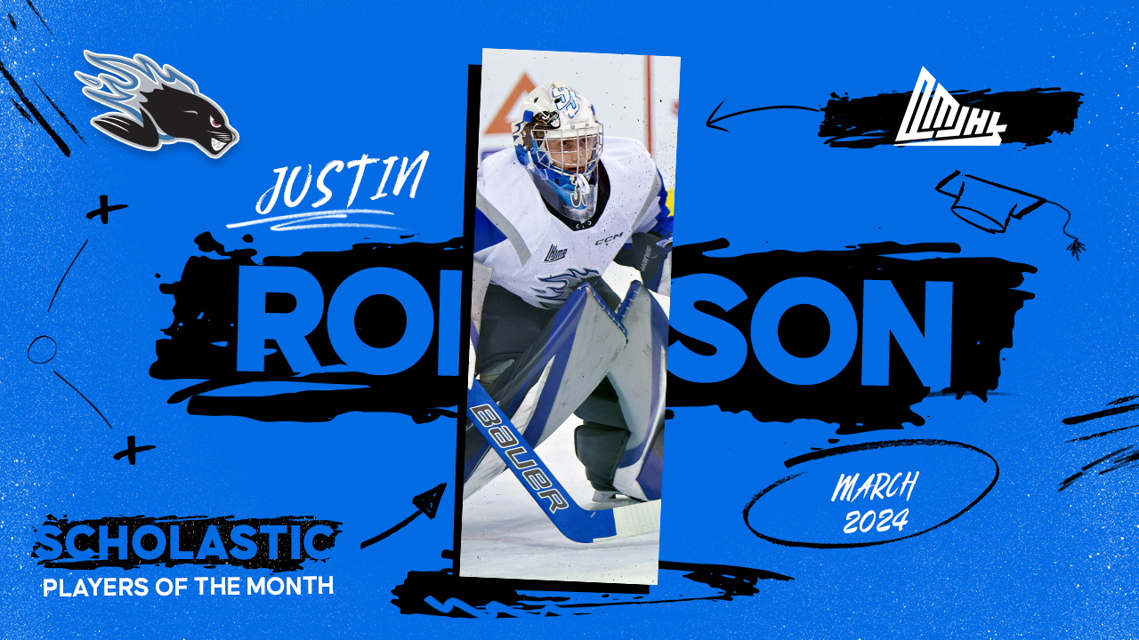Scholastic Players of the Month | Justin Robinson Profile - LHJMQ