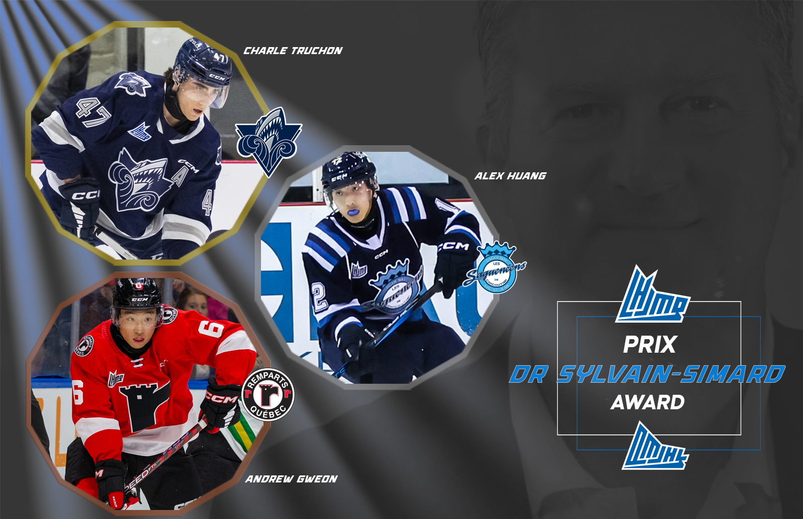 QMJHL announces winners of 2024 Dr. Sylvain-Simard Award - LHJMQ