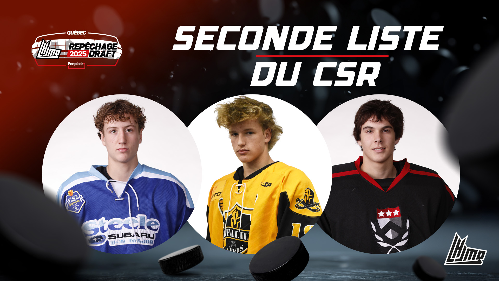 La seconde liste du CSR dévoilée en vue du Repêchage LHJMQ de 2025 - LHJMQ