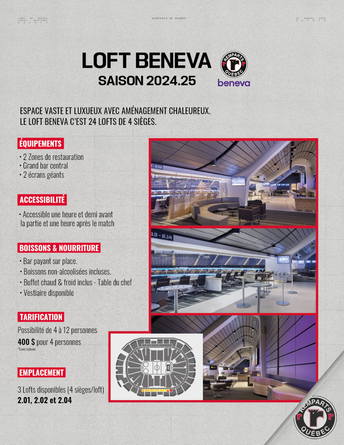 LOFT BENEVA - Remparts de Quebec