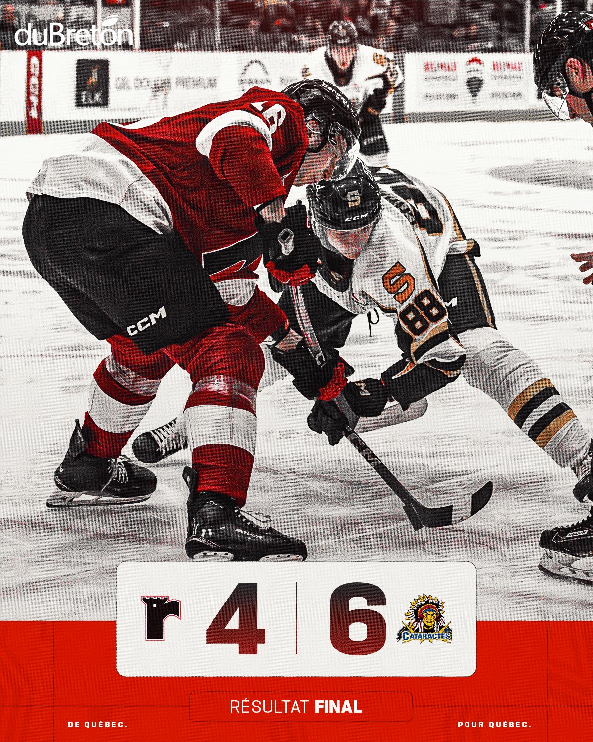 Thomas Auger Shines with 4 Points, But Remparts Fall to Cataractes ...