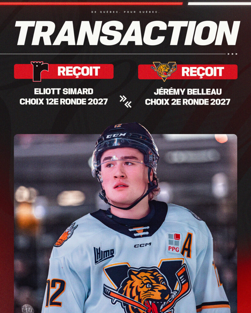 ELIOTT SIMARD SE JOINT AUX REMPARTS - Remparts de Quebec