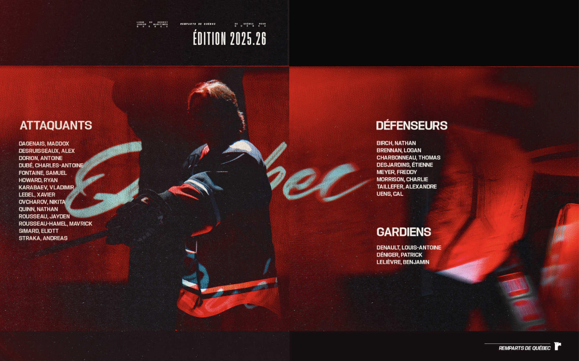 LES REMPARTS CONFIRMENT LEUR ALIGNEMENT 2025-2026 » Alexandre Desmarais ...