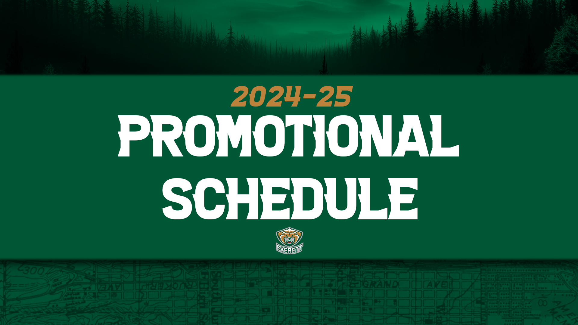Full 2024-25 promotional schedule released - Everett Silvertips