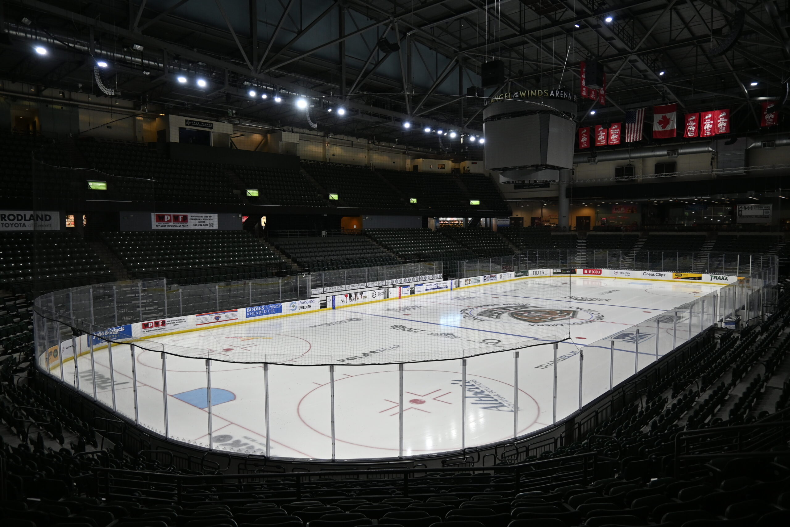 Arena Seating Chart - Everett Silvertips