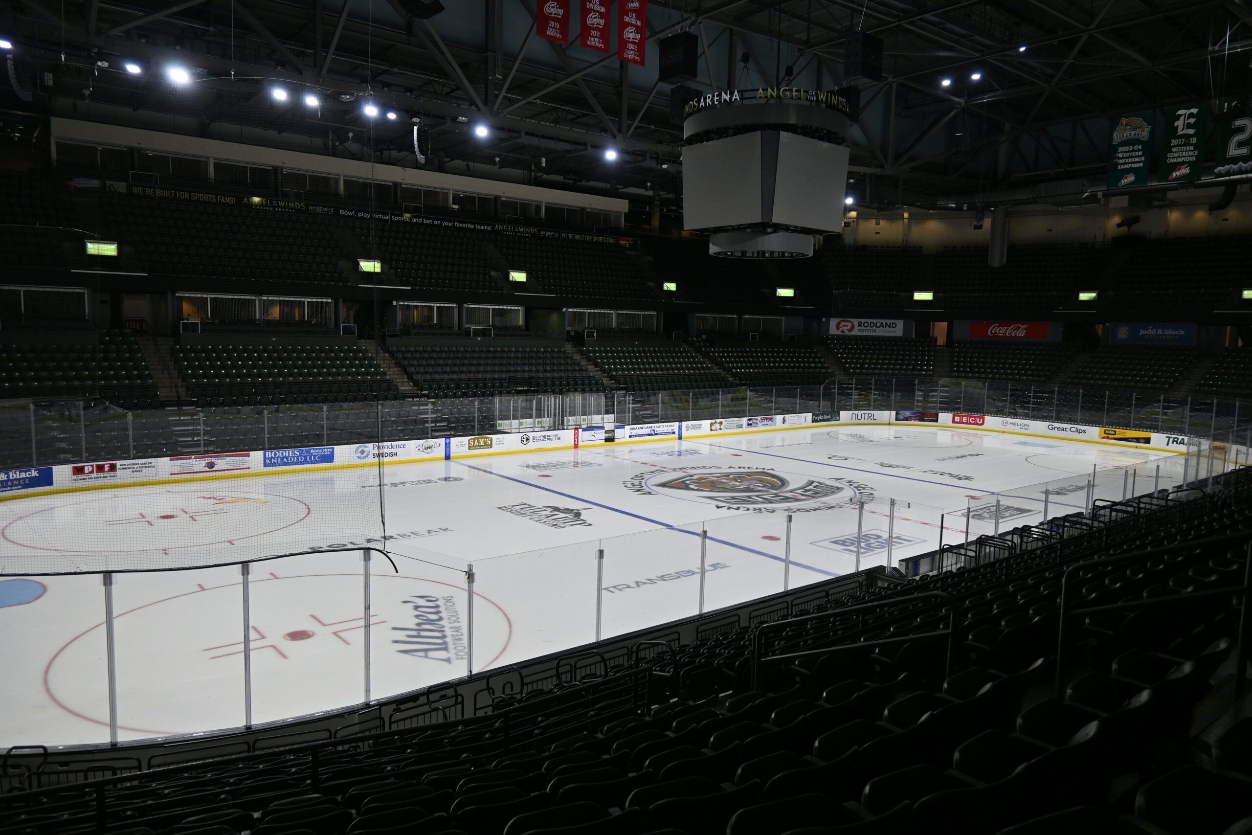 Arena Seating Chart - Everett Silvertips