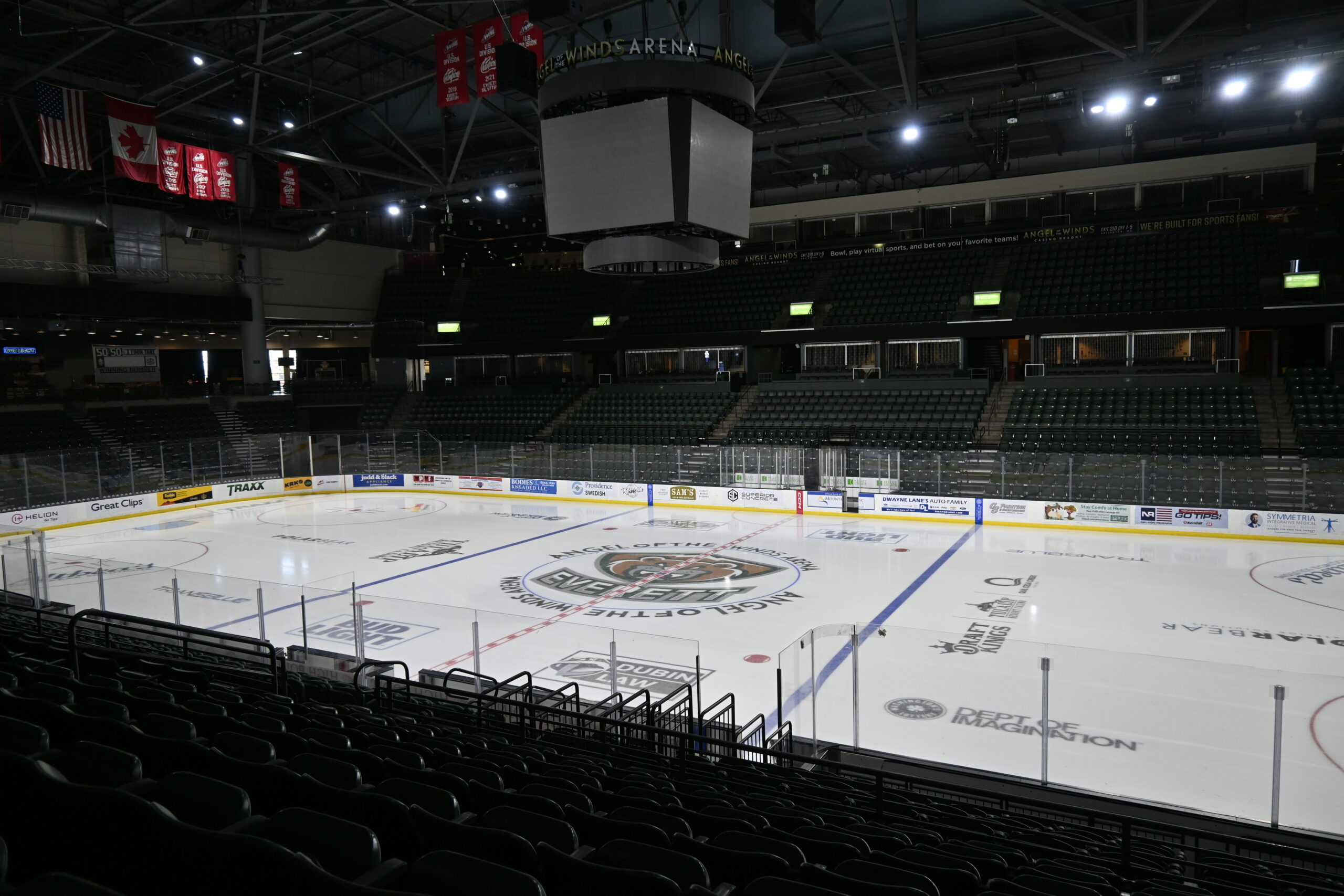 Arena Seating Chart - Everett Silvertips