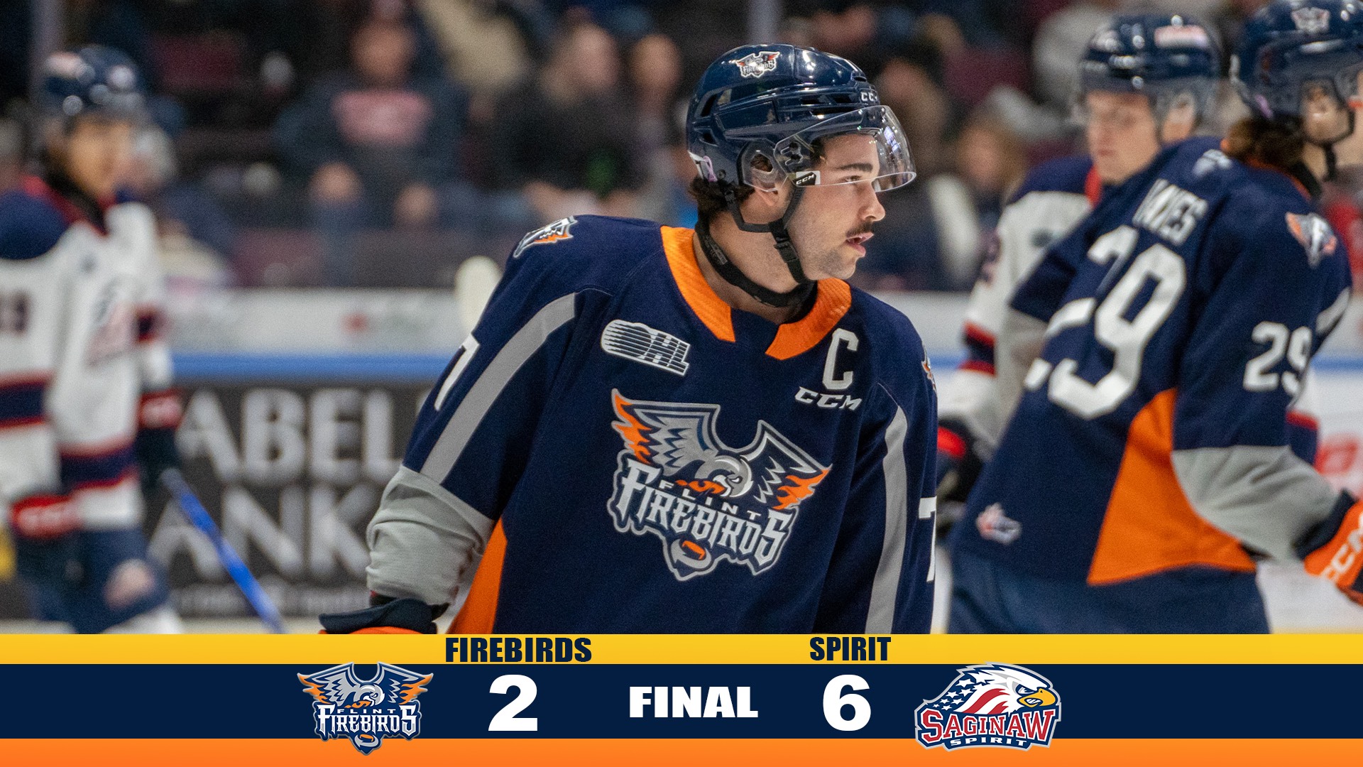 Firebirds Fall in Saginaw, 6-2 - Flint Firebirds