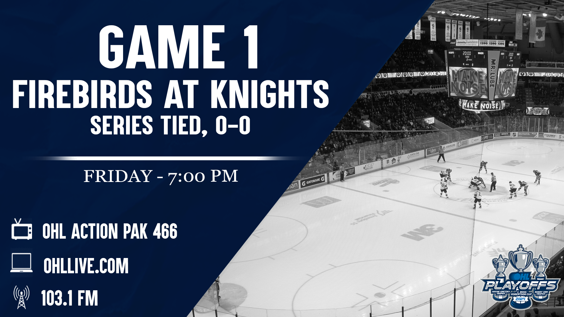 PREVIEW: Firebirds Open Postseason with Game 1 in London - Flint Firebirds