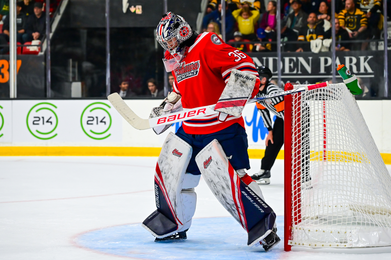 Firebirds Acquire Goaltender Noah Bender From Oshawa - Flint Firebirds