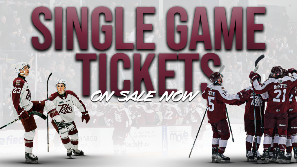 Single Game Tickets - Peterborough Petes