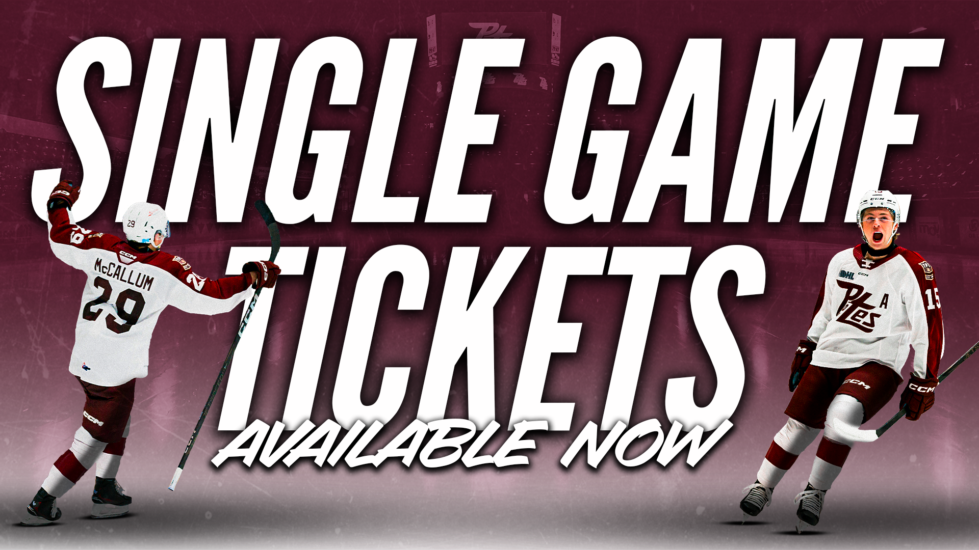 Single Game Tickets - Peterborough Petes