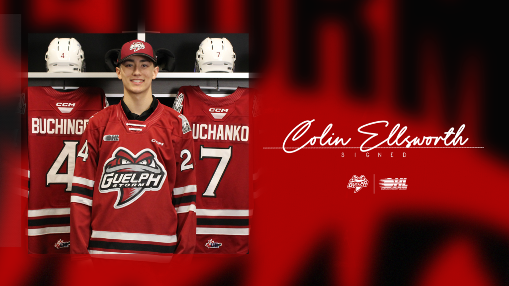 Goaltender Colin Ellsworth commits to Storm - Guelph Storm