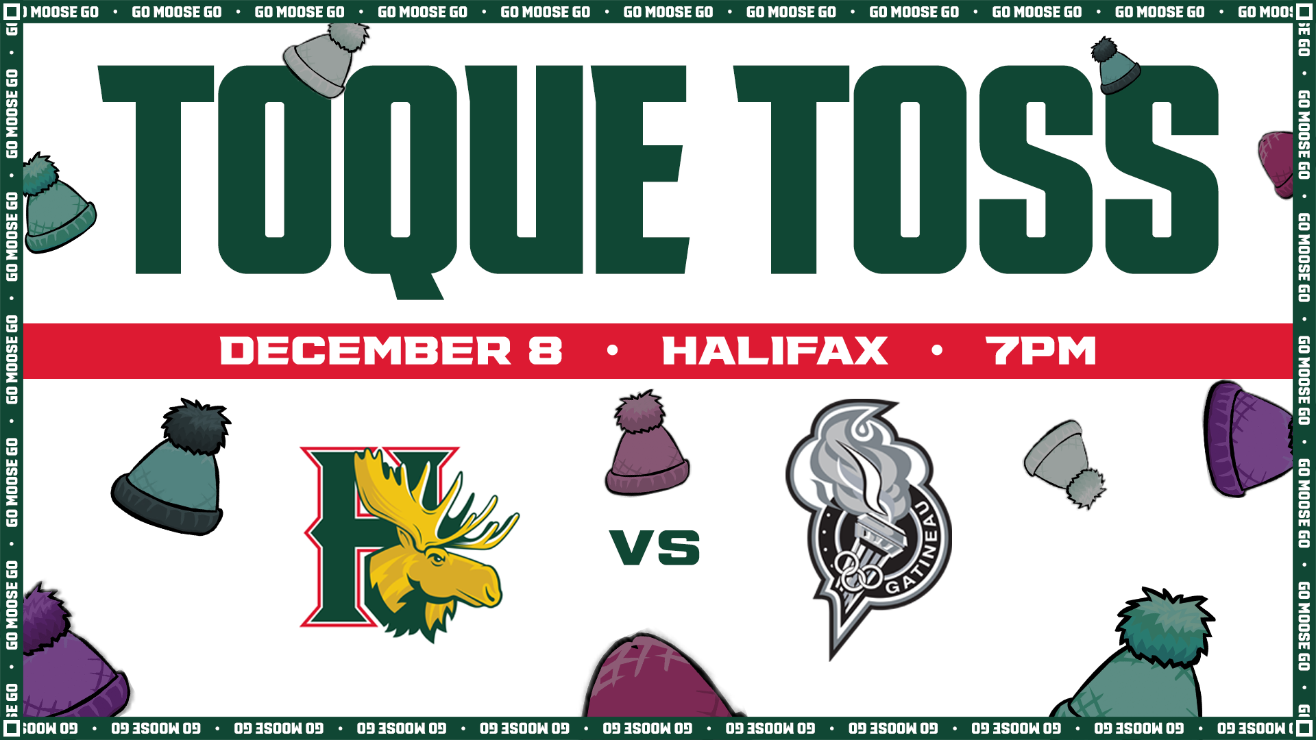 Toque Toss Friday Night - Halifax Mooseheads