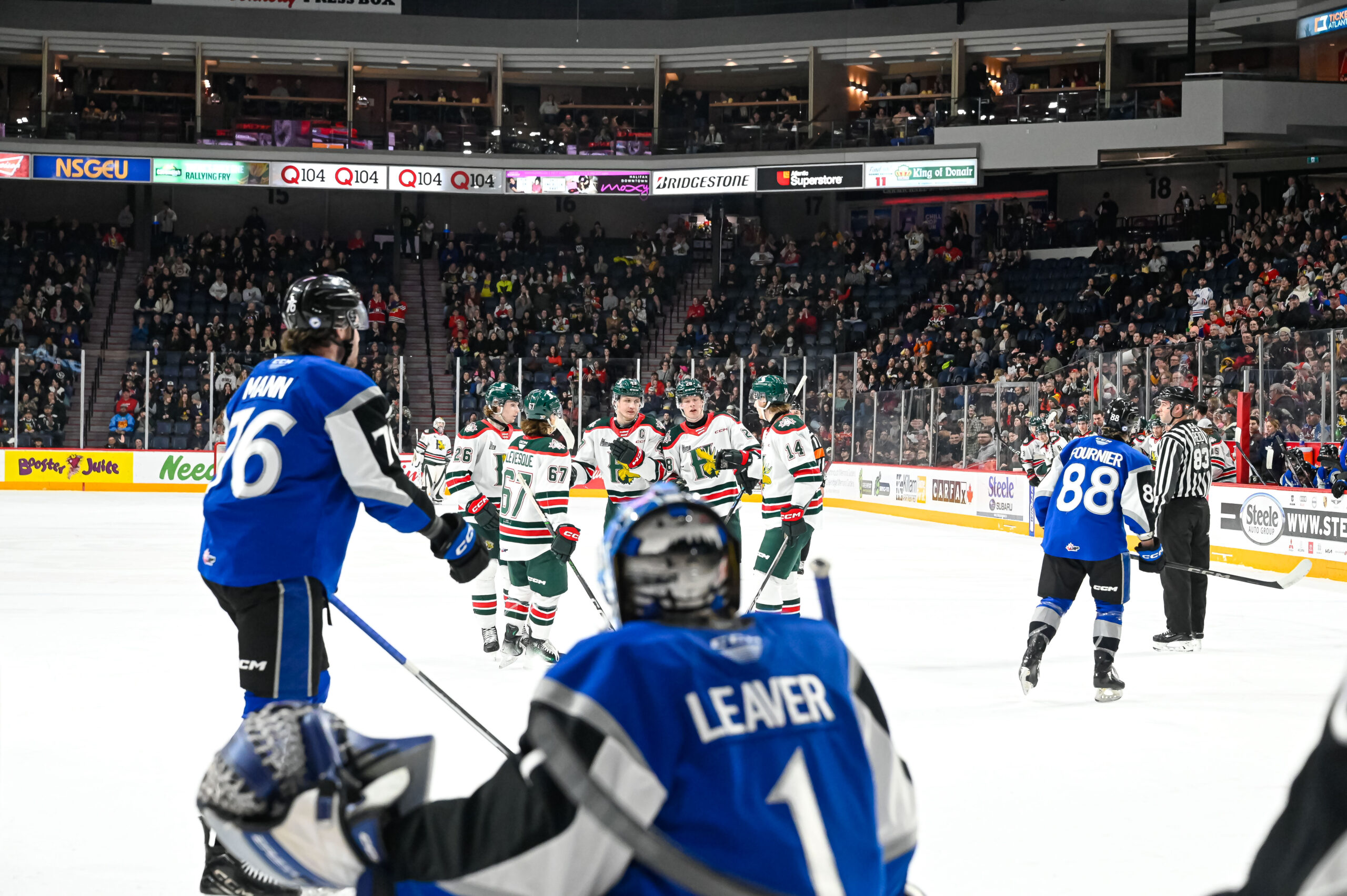 Todd's late game goal secures a Mooseheads victory - Halifax Mooseheads