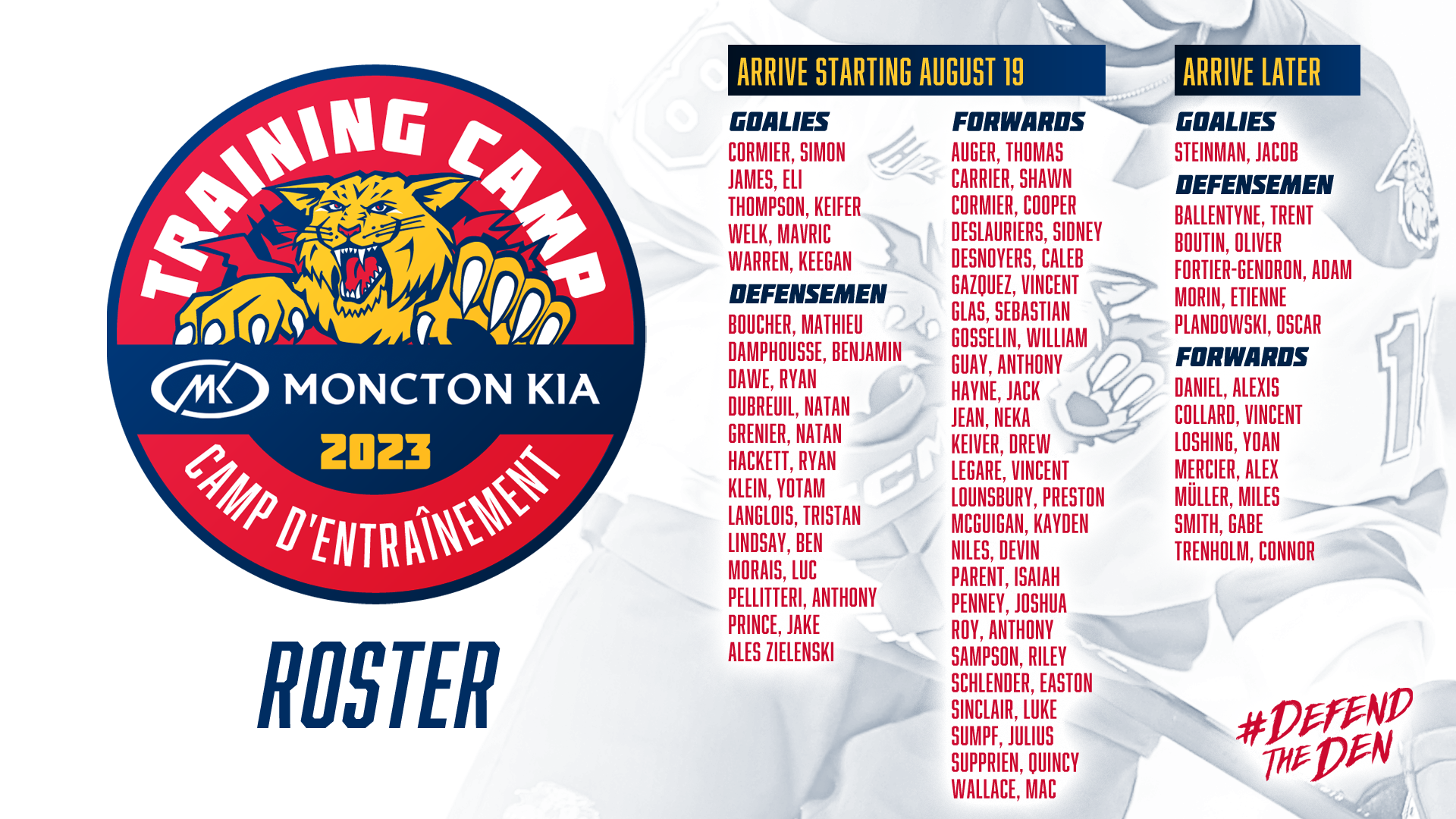 2023 Moncton Wildcats Celebrity Golf Classic - Moncton Wildcats