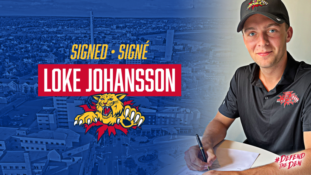 Loke Johansson signs with Moncton Wildcats - Moncton Wildcats
