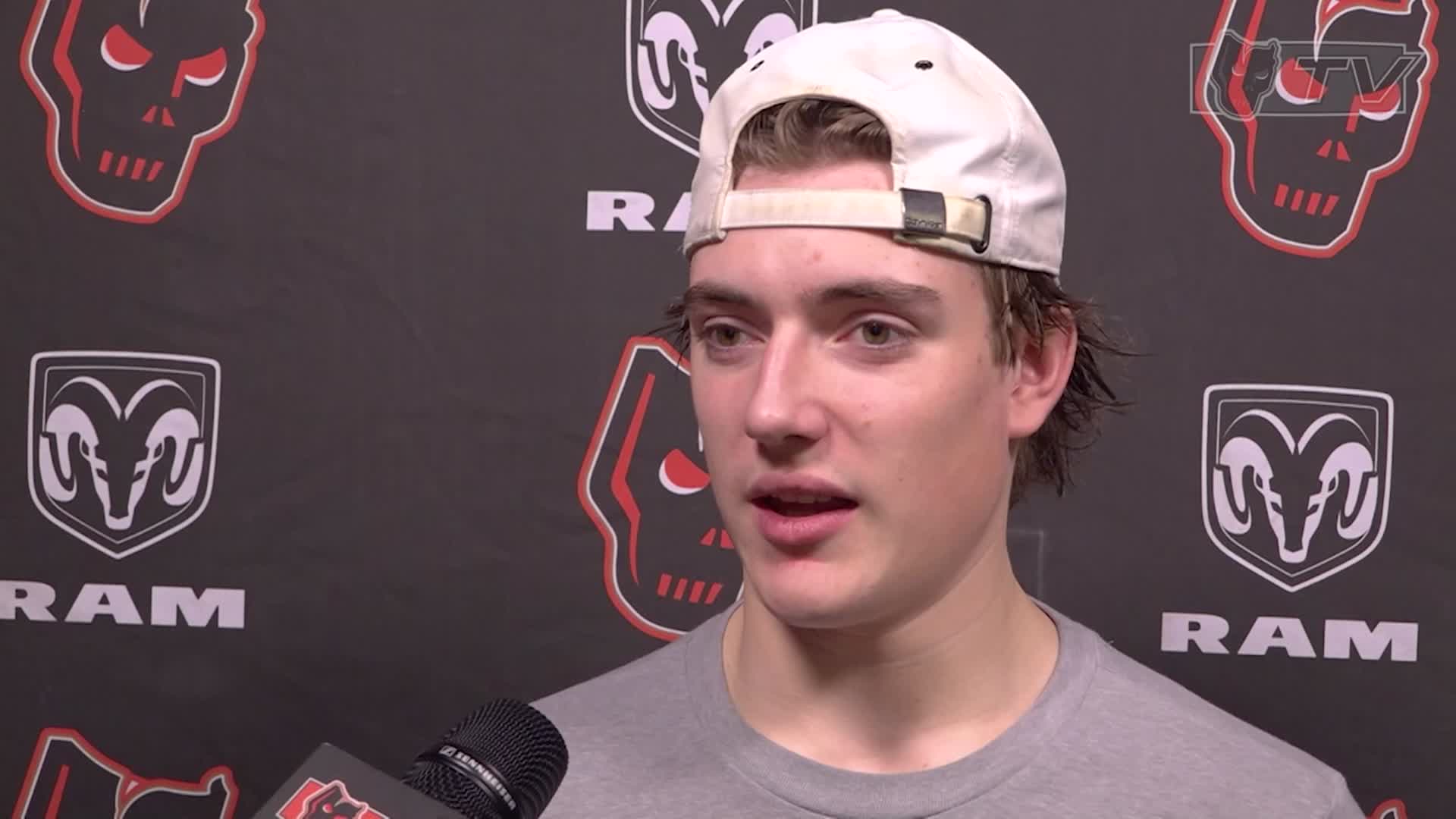 Postgame - Brandon Osborne - 12.13.23 - Calgary Hitmen