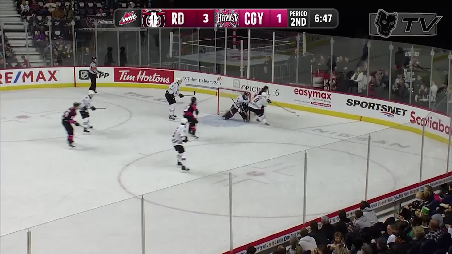 HIGHLIGHTS - Red Deer 4 @ Calgary 3 - Red Deer Rebels