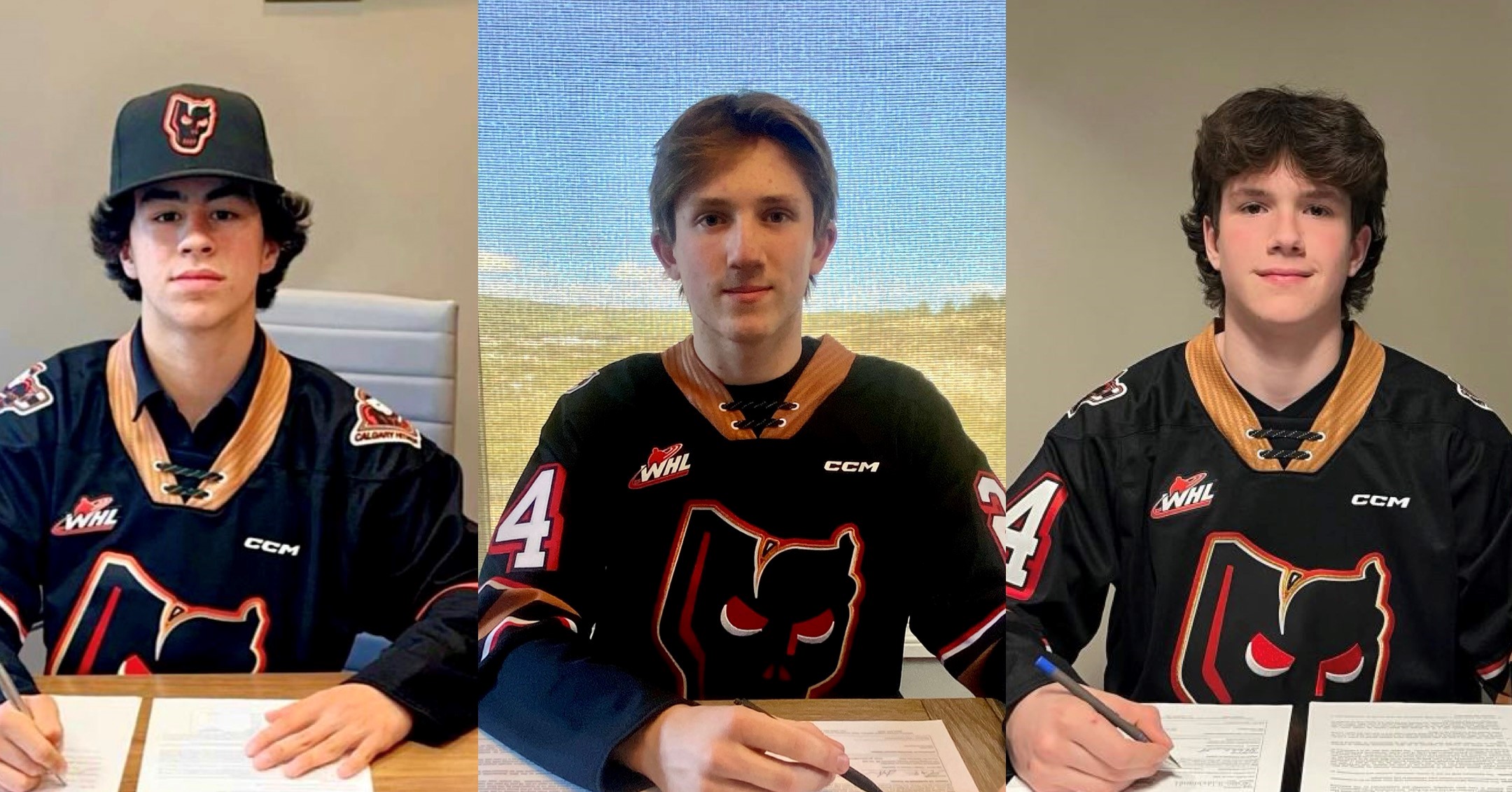 Hitmen Sign Trio of Second Round Picks - Calgary Hitmen