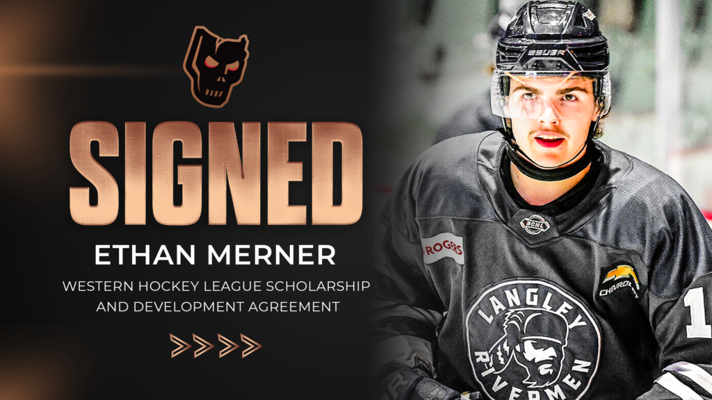 SIGNED: Calgary Hitmen Sign Forward Ethan Merner - Calgary Hitmen