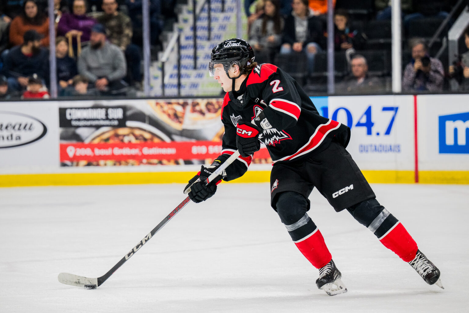 Samuel Savoie et les Huskies brillent à Gatineau - Huskies de Rouyn-Noranda